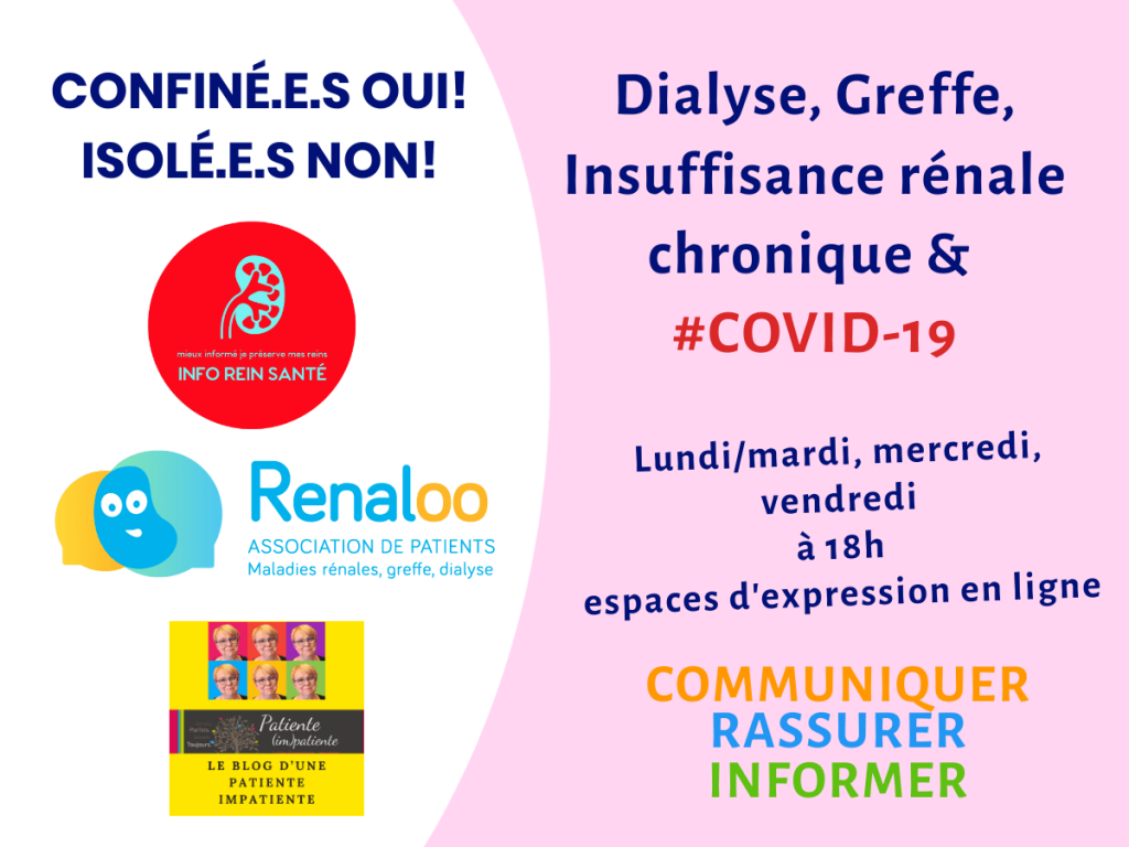 Renaloo – IRC/IRCT – groupes en ligne – covid-19 – Association ...